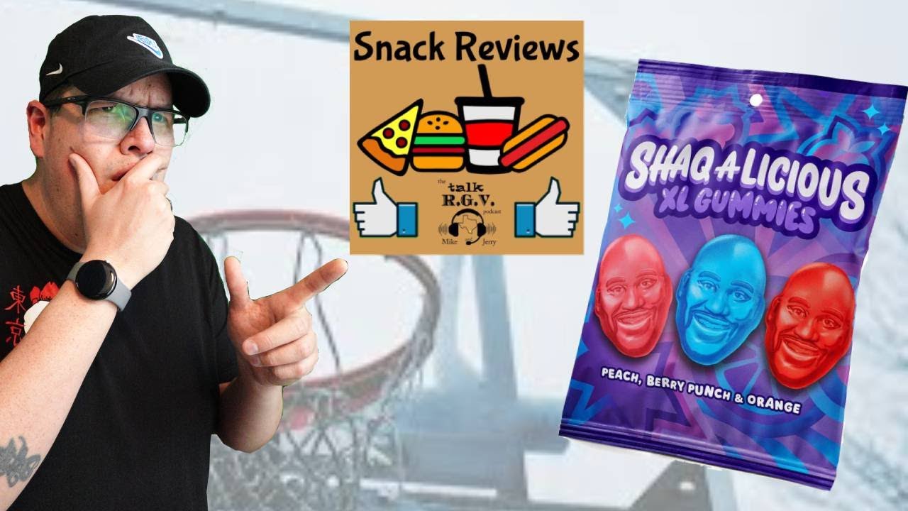 Shaq A Licious XL Gummies Snack Review - YouTube