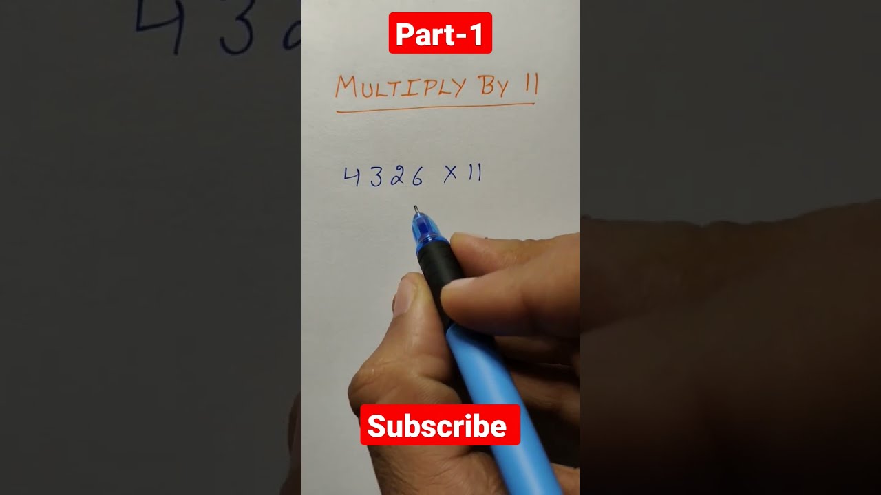 Math Calculation Tricks Multiply By 11 Trick How To Multiply By 11 Math Calculation Tricks Multiply By 11 Trick How To Multiply By 11