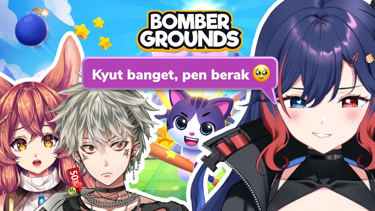 【Bombergrounds】game berantem lucu! with Selia & Ave #OnAiri - YouTube