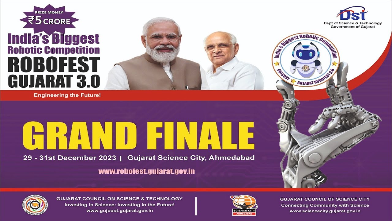 Grand Finale - Robofest Gujarat 3.0 | GUJCOST - YouTube