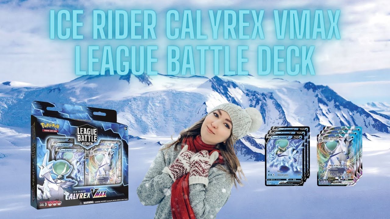 Pokémon TCG: Ice Rider Calyrex VMAX League Battle Deck (Unboxing) - YouTube
