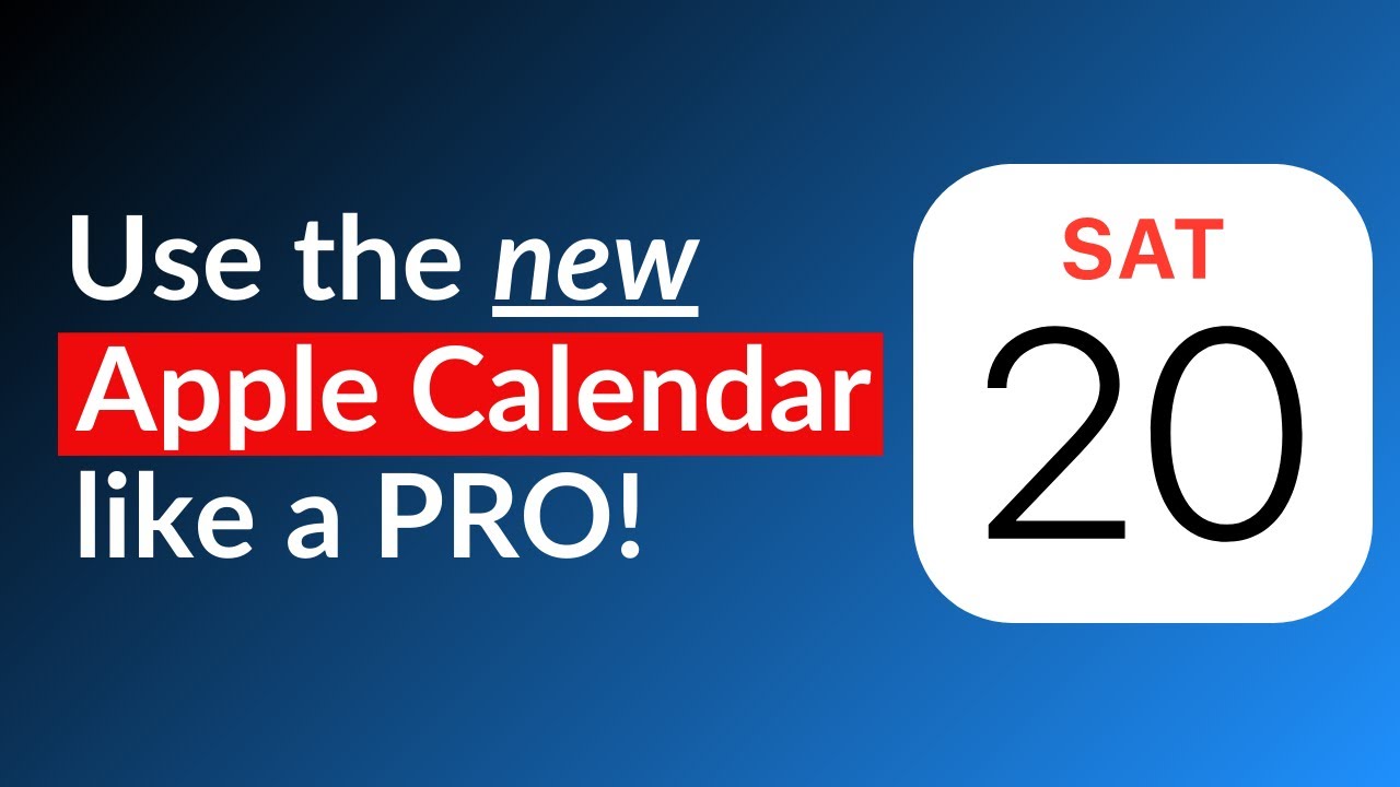 9 PRO Tips to Master the New Calendar App on iPhone! - YouTube