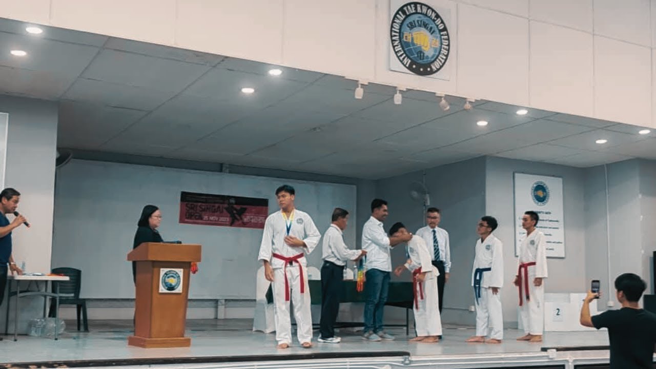 SMK TARAT ITF MALE TEAM PATTERN | SRI SINGAI OPEN ITF TAEKWON-DO 2023 ...