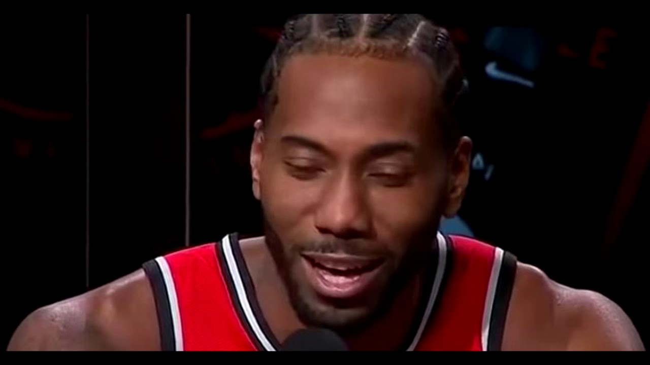 Kawhi Leonard laughs *Loop* - YouTube