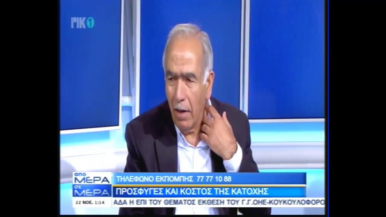 Kαυγάς Κουλία με τηλεθεατή στο ΡΙΚ - YouTube
