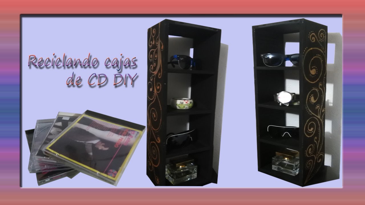 DIY Reciclando cajas de CD - YouTube