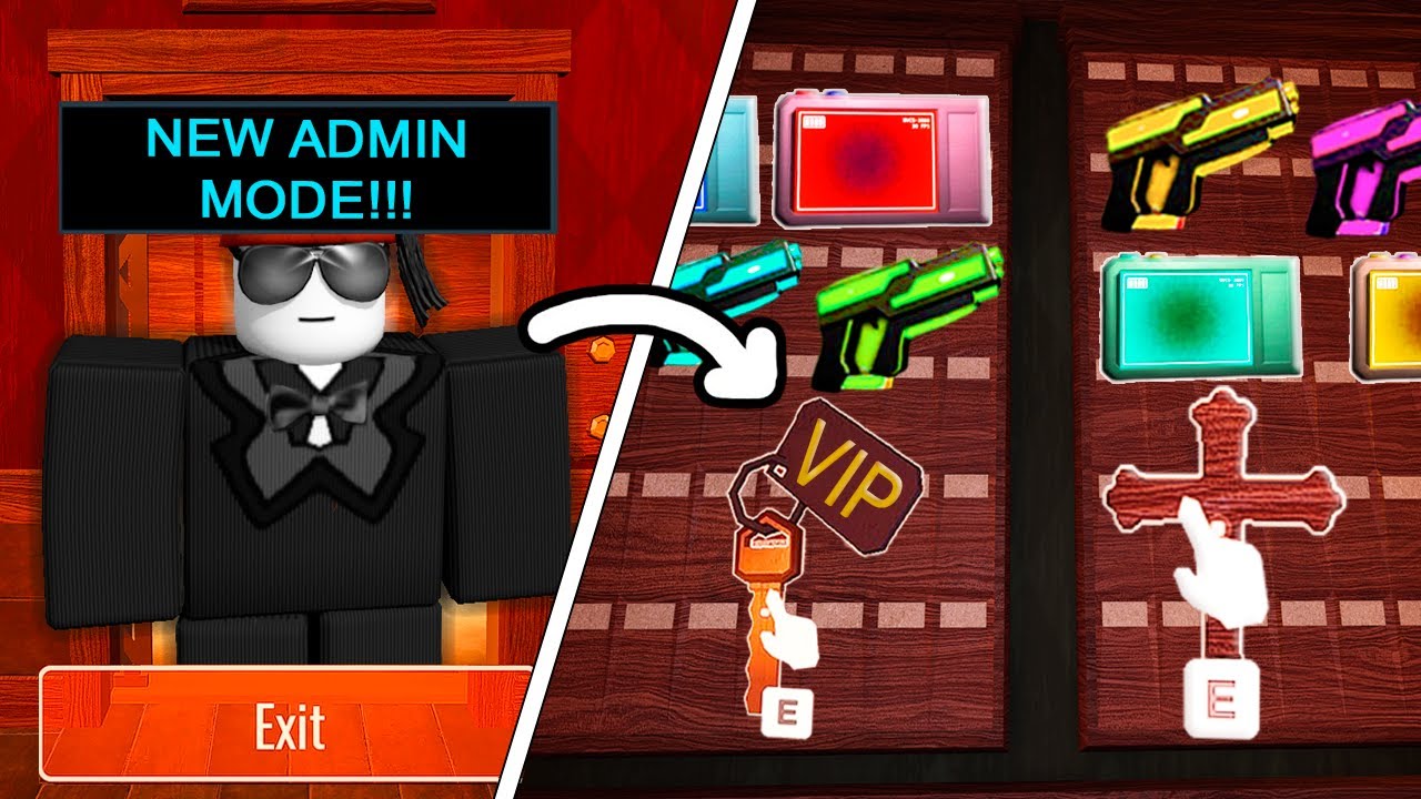 I FOUND A VERY SECRET SUPER NEW ADMIN MODE [+SUPER HARD MODE] - DOORS ...