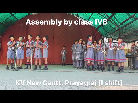 Assembly conducted by Class IVB for the first time👍 commendable ...