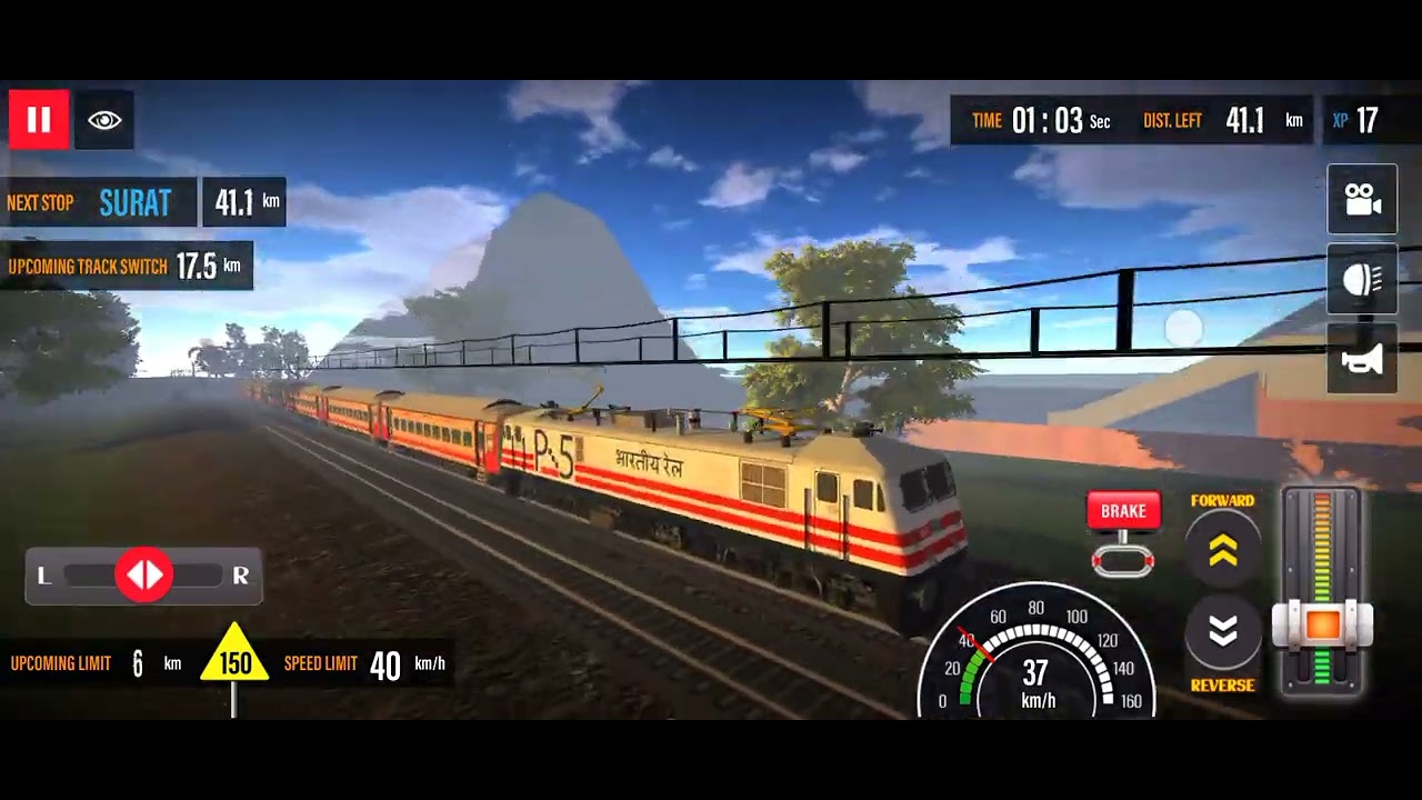 2 Trains Journey And Speedy Action |Indian Train Simulator 2023 - YouTube