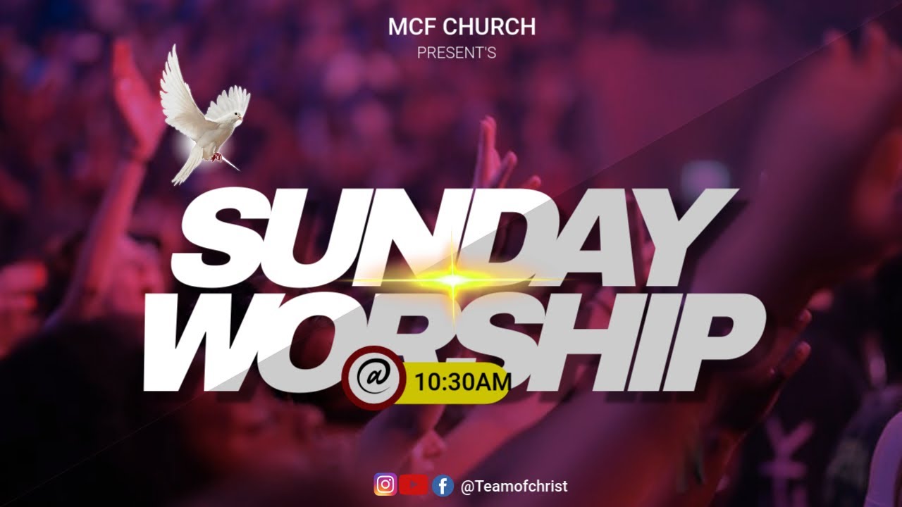 🔴Live Meeting Sunday | Team Of Christ | 29-DEC-2024 | MCF Church - YouTube