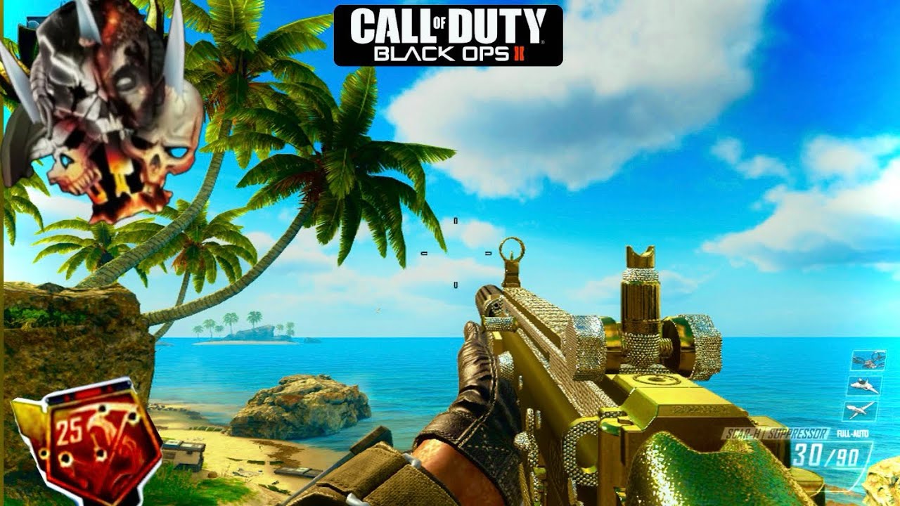 The Scar-H was a MONSTER in COD BO2 - YouTube