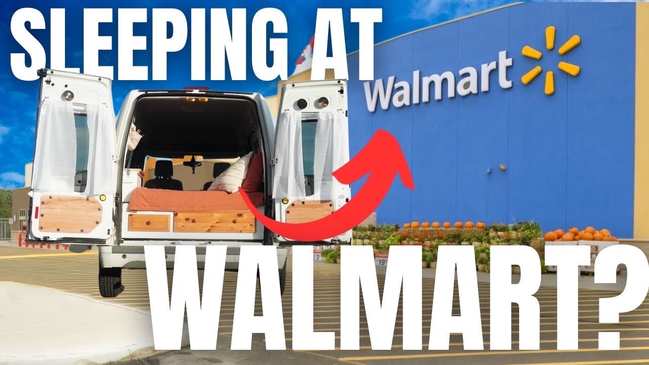 Sleeping in a Tiny Van at Walmart | Essential Tips for Safe Parking ...
