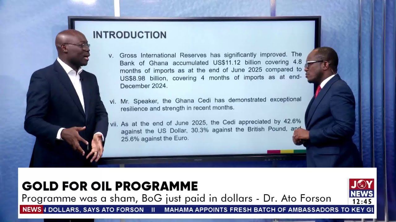 Gold for Oil Programme: Finance Minister claims BoG paid suppliers ...