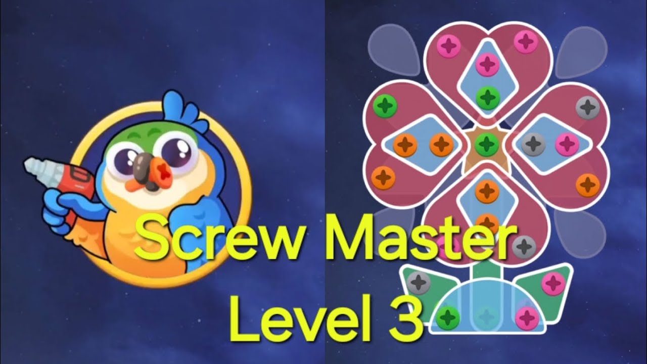 Screw Master: Nuts Jam Puzzle Level 3 - YouTube