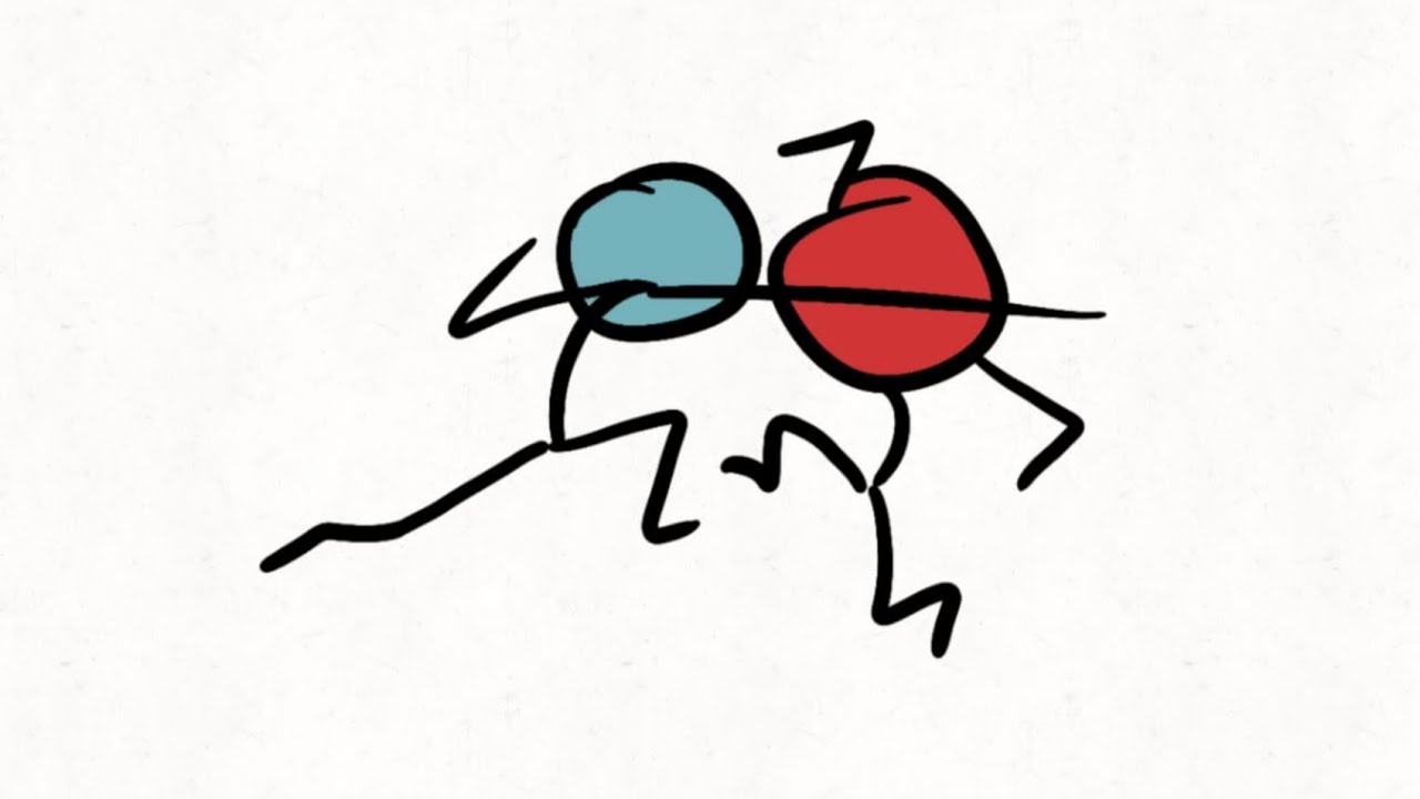 Red vs Blue Stickman Fight Animation #8 - YouTube