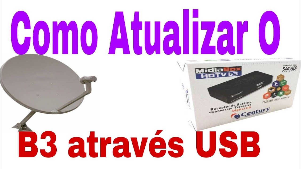 Como atualizar o Mídia Box B3 através do pendrive. - YouTube
