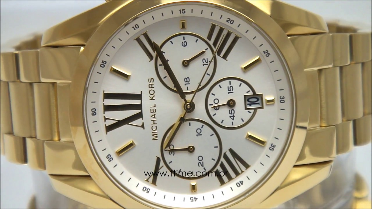 RELÓGIO FEMININO MICHAEL KORS BRADSHAW MK6266 - YouTube