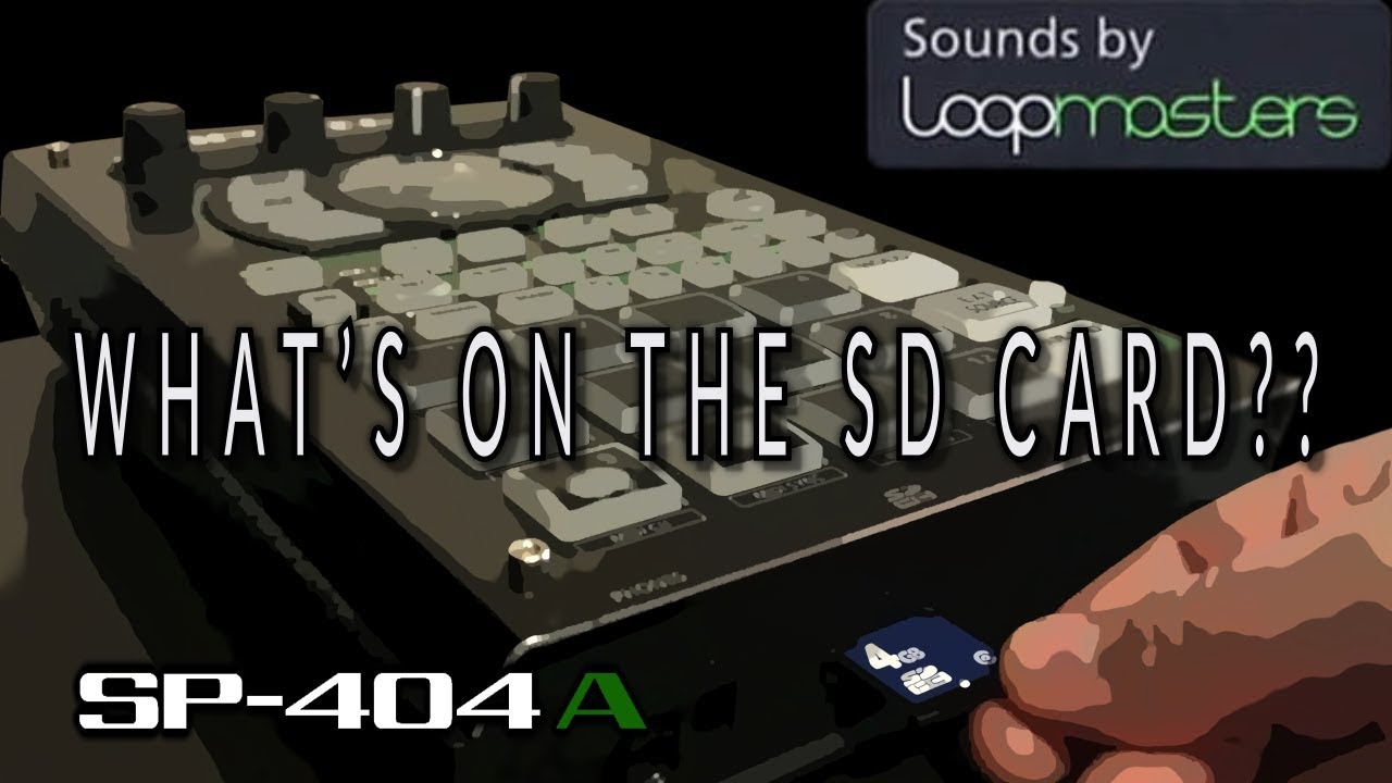 Roland SP-404A: Making A Beat w/ The Loopmasters Samples + All Included ...