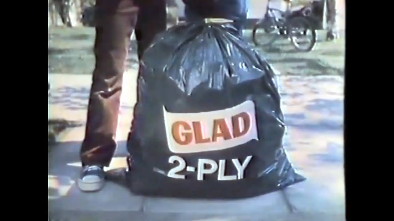 Glad 2-Ply Trash Bags Commercial (1978) - YouTube