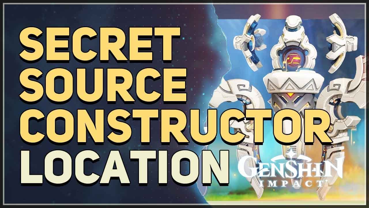 Secret Source Constructor Genshin Impact - YouTube