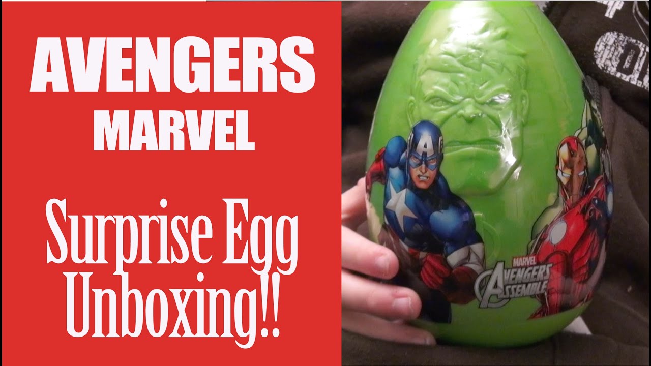 Marvel AVENGERS Surprise Egg Unboxing: Iron Man, Captain America ...
