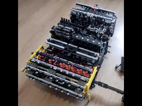 Lego Turing machine simulator WIP closeups - YouTube