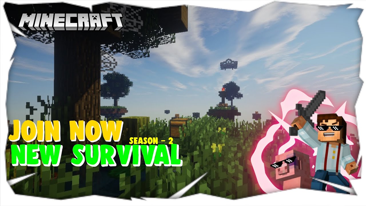 Minecraft Server Survival Season 2 | 24/7 | Java + Pocket | Everyone ...