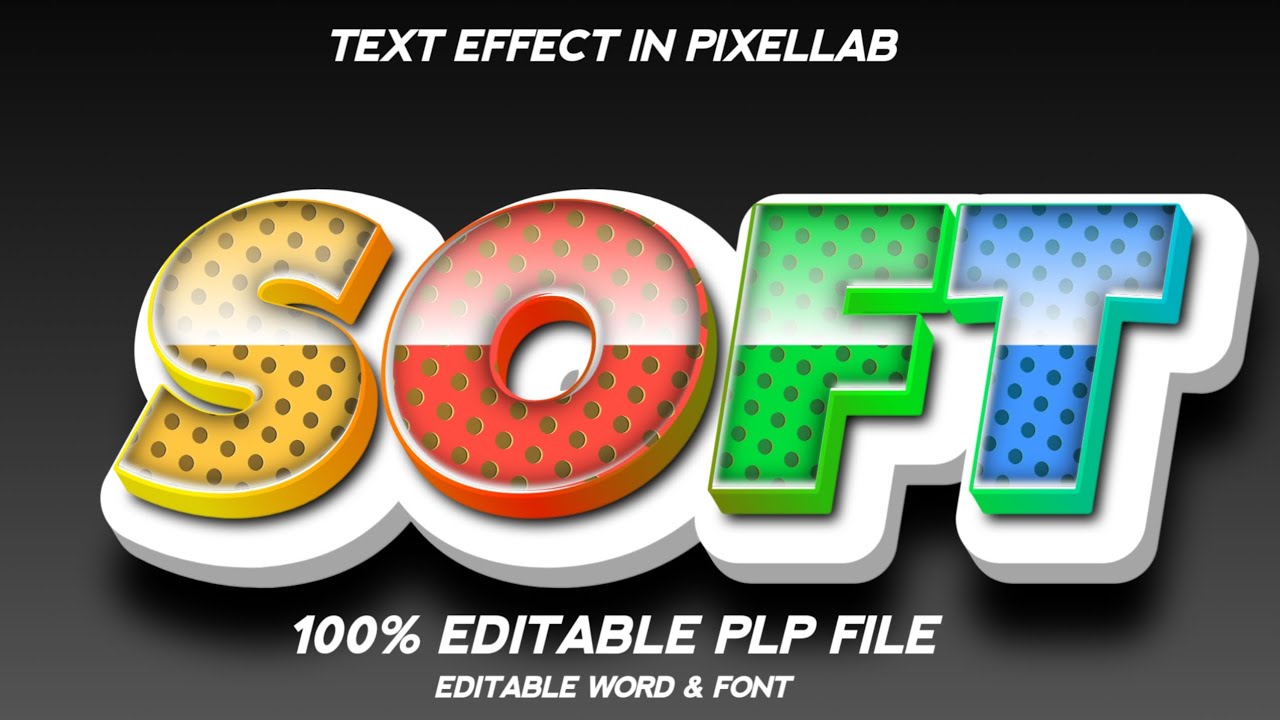 100% Editable PLP file | Inside Text Effect In Pixellab | Text Effect ...