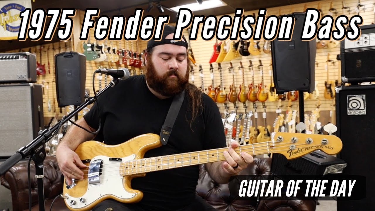 1975 Fender Precision Bass | Guitar of the Day - YouTube
