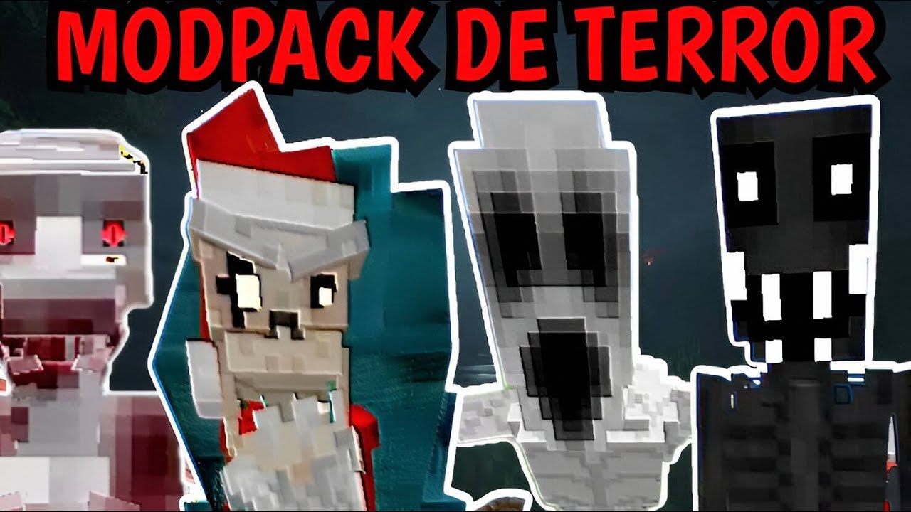 EL MEJOR MODPACK DE TERROR PARA MINECRAFT BEDROCK 1.21 - YouTube