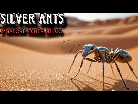 Silver Ants of Desert ! Fastest alive Ants on earth ! Insects ...