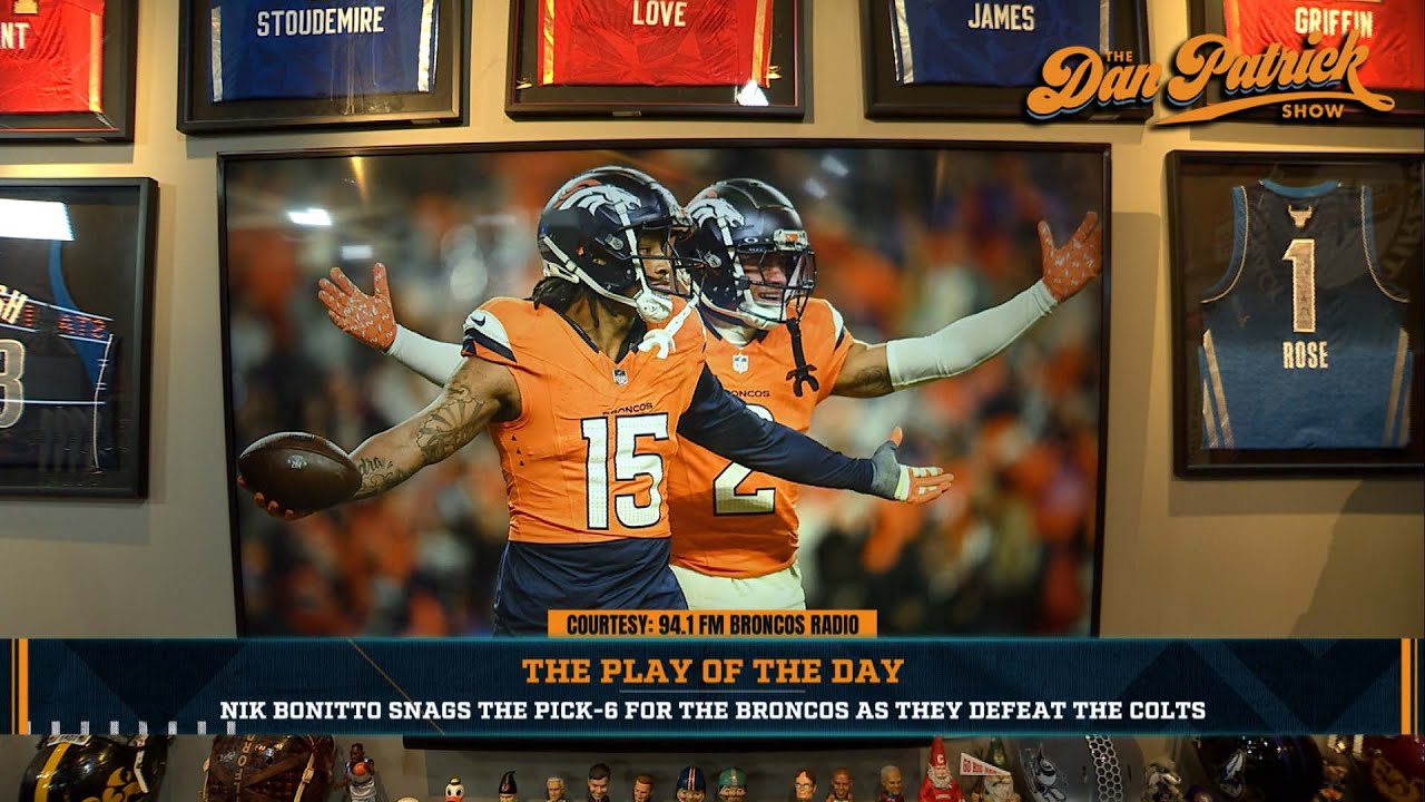 Play Of The Day: Nik Bonitto Snags Pick-6 For Broncos As They Defeat ...
