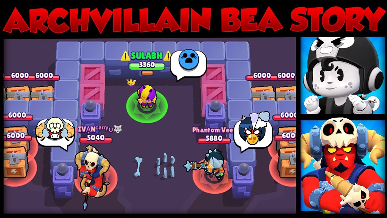 The Story of Archvillain Bea & Gold Neko Bea Part 2 | Brawl Stars Story ...