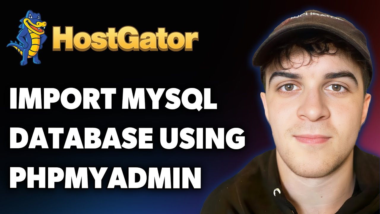 How to Import a Mysql Database Using Phpmyadmin - Hostgator Cpanel ...