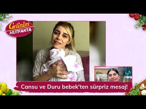 Cansu ve Duru bebek'ten sürpriz mesaj! - Gelinim Mutfakta106. Bölüm