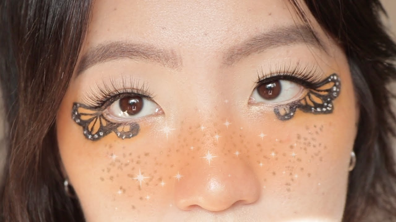 MONARCH BUTTERFLY MAKEUP 🦋| Jennifer Yang - YouTube