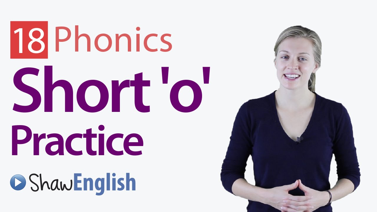 English Phonics Short 'o' Vowel Practice - YouTube