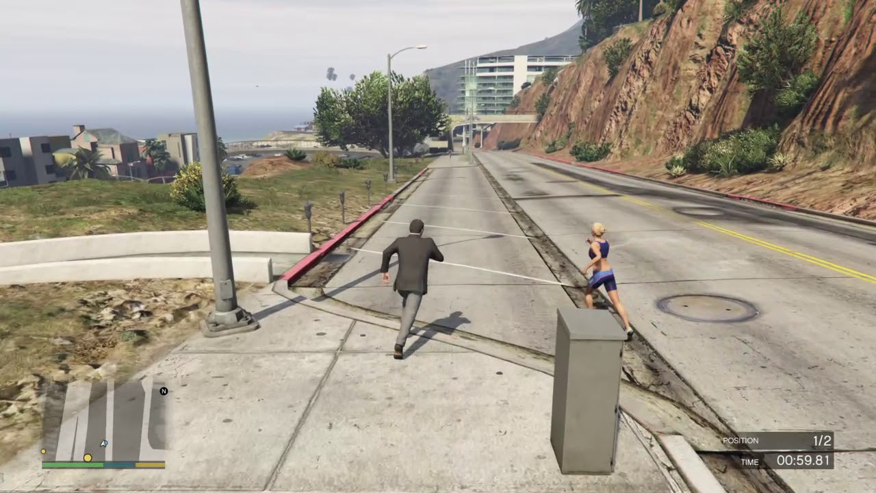GTA V Grand Theft Auto V Exercising Demons Running Mission - YouTube