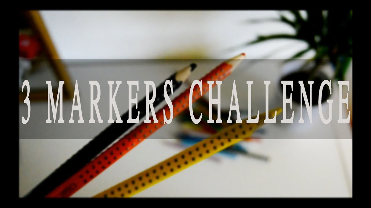 3 Markers Challenge - YouTube