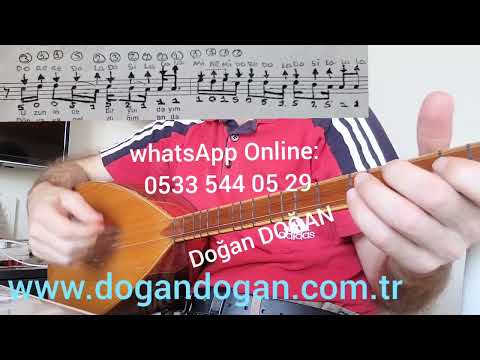 Sıfırdan Bağlama Dersi (29) Aşıklama tezenesi uzun İnce Bir Yoldayım türküsü yöresel tavırlar