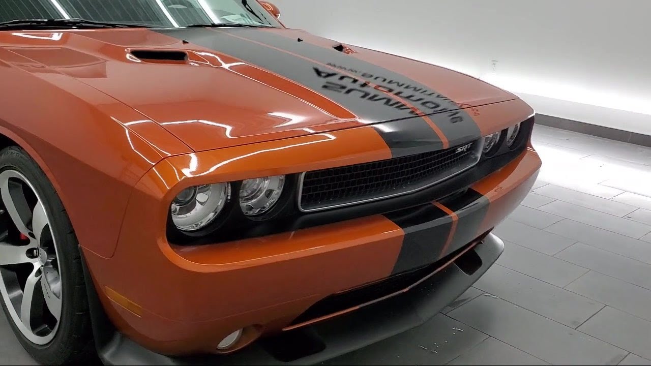 Dodge Challenger Toxic Orange Pearl