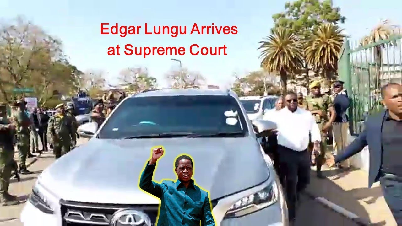 Edgar Lungu Arrives at Supreme Court to Attend Constitutional Court ...