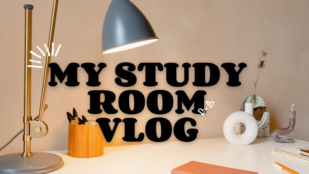 My study room vlog - YouTube