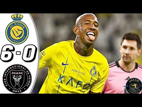 Al-Nasar Vs Inter Miami full match highlights Al-Nassr 6 - Inter Miami ...