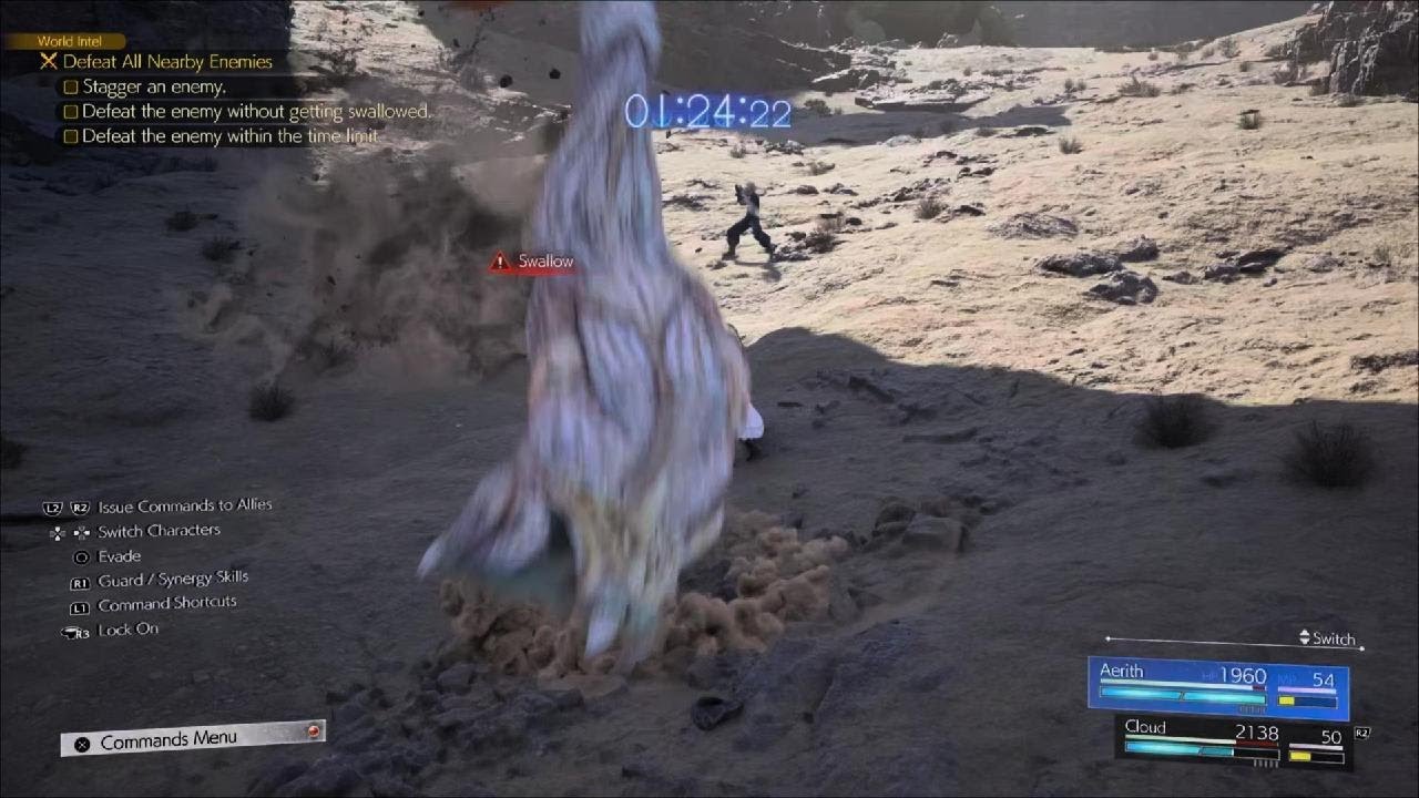 World Intel 49: Fiend Intel 10: Duneworm - Final Fantasy VII Rebirth ...