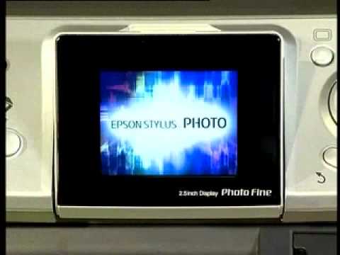 Epson Stylus Photo RX700 - YouTube