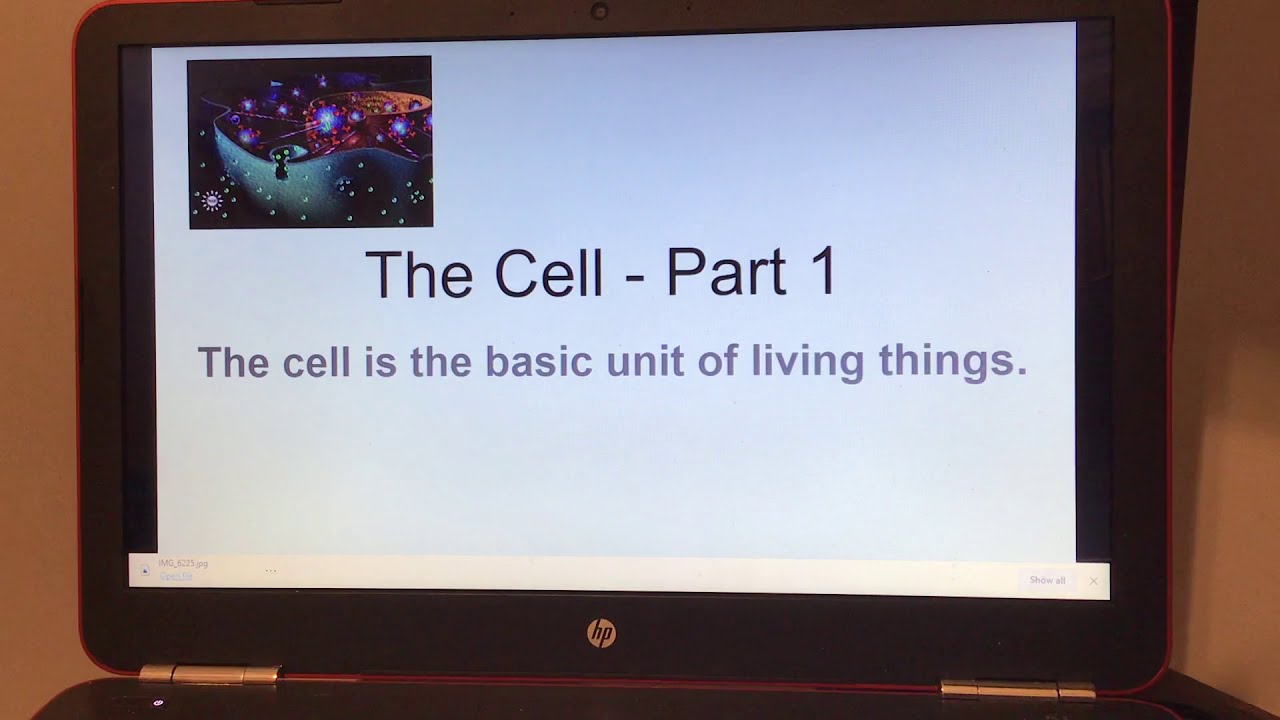 Online Learning: The.Cell Lesson 1 - YouTube