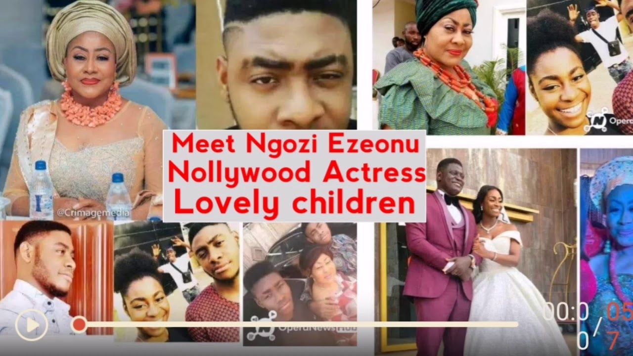 Meet Actress Ngozi Ezeonu And Her Lovely Children - YouTube
