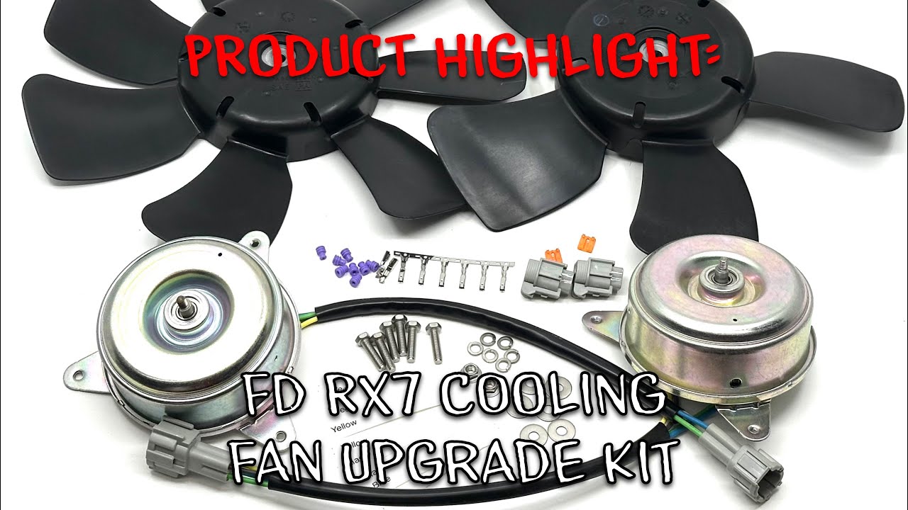Product Highlight: JP3 Motorsports FD RX7 Cooling Fan Upgrade Kit - YouTube