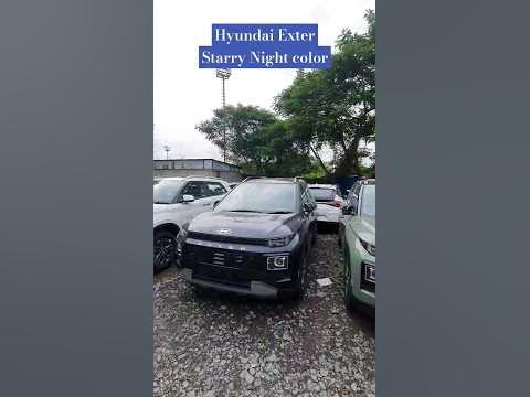 Hyundai Exter in Starry night color 😍 #shorts #hyundaiexter - YouTube